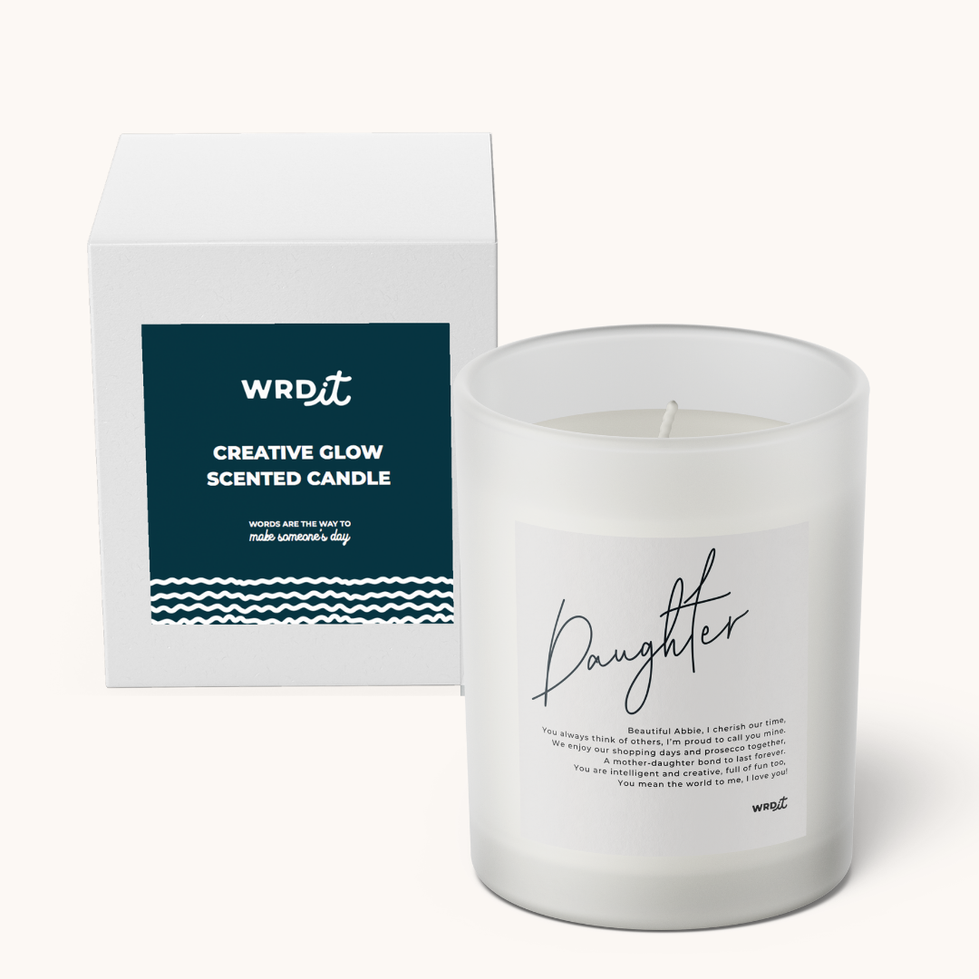 Personalised Daughter Poem Candle – www.wrdit.com